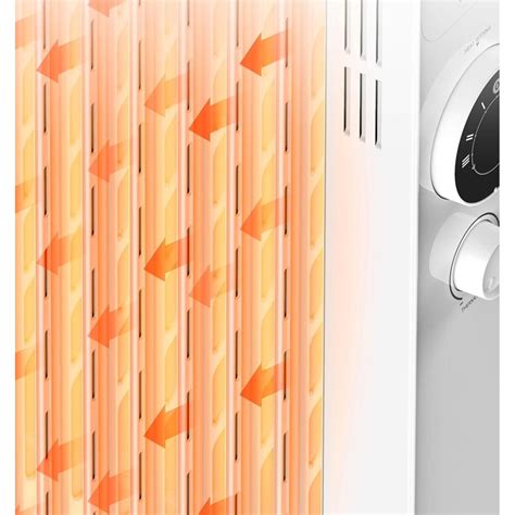 Radiator Midea Ny1507 22m 1500 W Silentios Cu Economie De Energie Termostat 3 Setari De