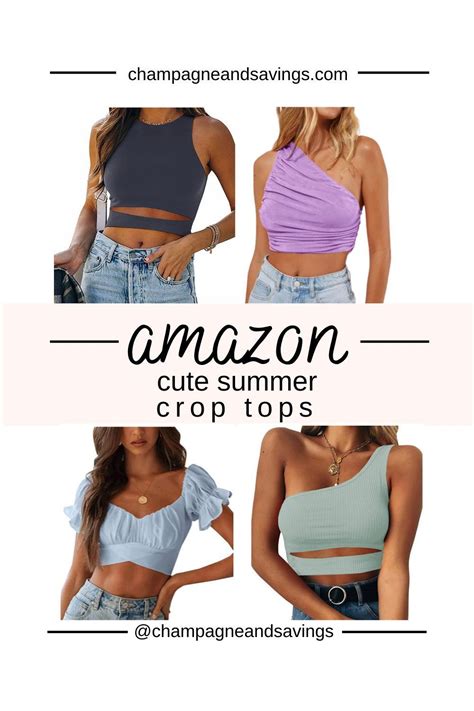 Summer Crop Tops From Amazon Cheap Summer Crop Top For Date Night
