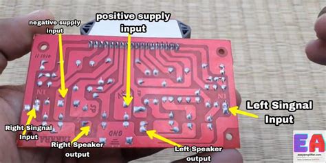 Stk4141 Ic Stereo And Mono Amplifier Board Input And Output Connection