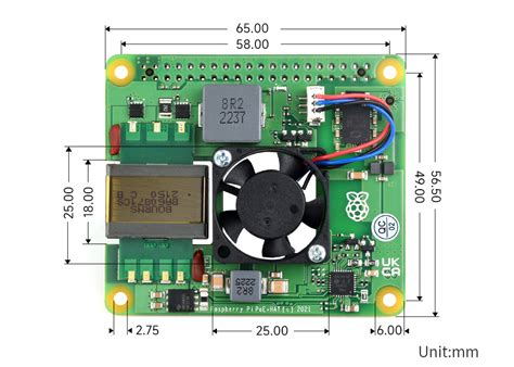 Raspberry Pi PoE HAT Compatible With Raspberry Pi B B Af At Power Sourcing Equipment