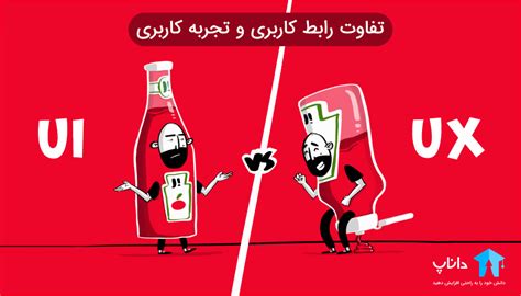 9 تفاوت رابط کاربری و تجربه کاربری مقایسه Ui و Ux داناپ