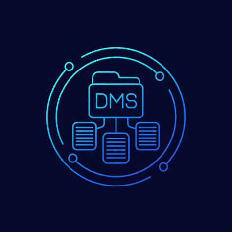 Dms Document Management System Line Icon Vector Art At Vecteezy