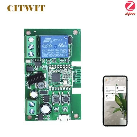 Jual ZigBee V V V Smart Relay Gate Lock Switch Works With Philips Hue SmartThings Alexa