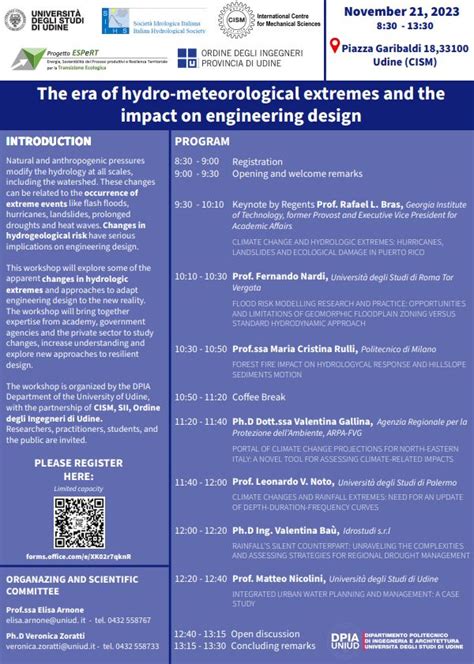 Salvatore Manfreda On Linkedin Hydrometeorological Extremes Engineering Design