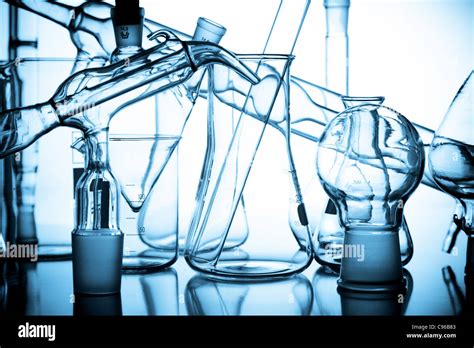 Laboratory Beaker Flask And Other Equipment Stock Photo Alamy