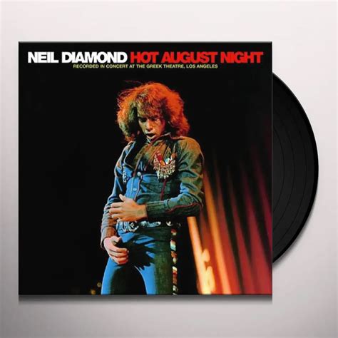 Neil Diamond Hot August Night 50th Anniversary Remastered 180 Gram