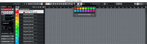 How To Expand The Color Palette In Cubase