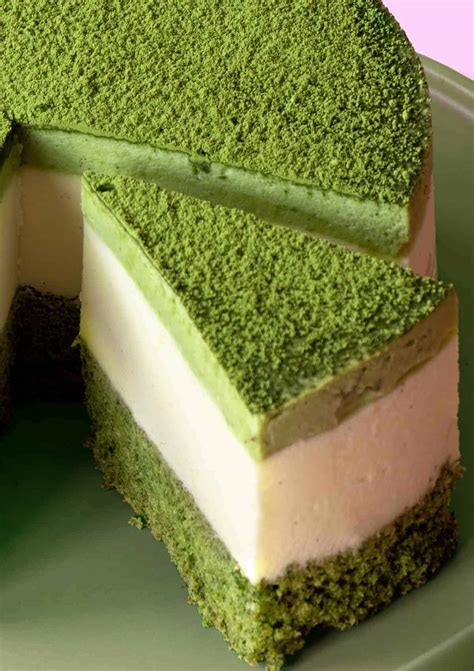 White Chocolate Matcha Mousse Cake The Scran Line