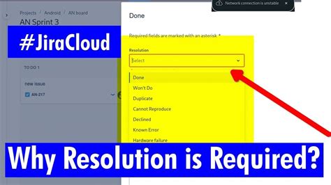 Jira Cloud Why Resolution Field Is Required