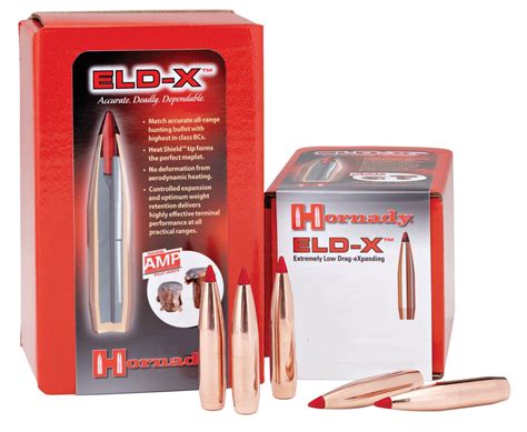 Hornady Eld X 7mm 284 162 Grain Reloading Bullets 100 Count