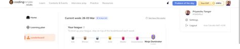 priyanshu tangar on linkedin ninjadominator codingjourney