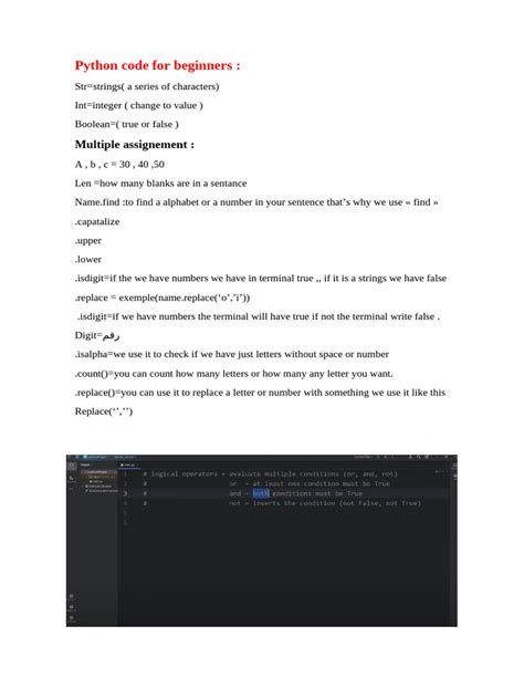 Python Basics Strings Integers And Functions Pdf