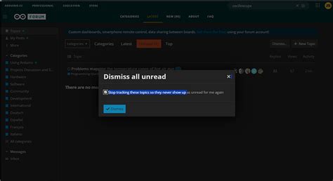 Why When I Check A Post S Ignore This Post It Still Returns Website And Forum Arduino Forum