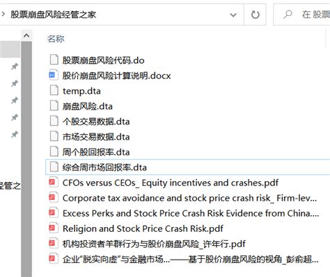 stata计算股票崩盘风险代码指标、详细计算说明以及参考文献（2000 2020）） 经管文库（原现金交易版） 经管之家 原人大经济论坛