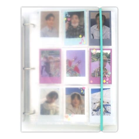 캐치피치 공 포카 바인더 A 투명 슬리브 포토카드 바인더 고급 양면속지 장 다이어리 앨범 포카바인더 캐피 블리시그린 Best Top 언니의 추천