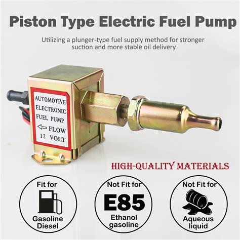 Universal Electric Fuel Pump Kit 12v 45 7psi Gas Diesel