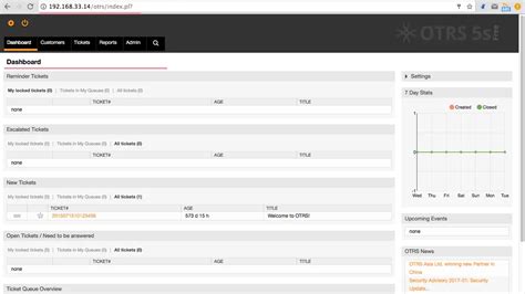 How To Install Otrs Opensource Trouble Ticket System On Ubuntu 1604