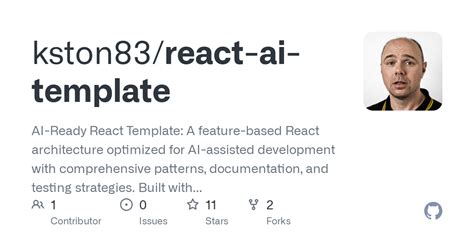Github Kston83react Ai Template Ai Ready React Template A Feature