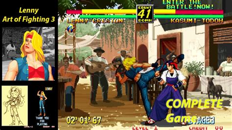 Art Of Fighting 3 Lenny Creston Full Game 2022 05 22 Youtube