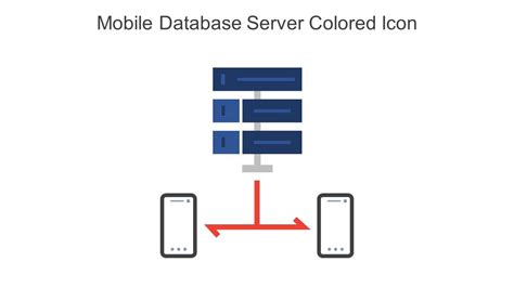 Mobile Database Server Colored Icon In Powerpoint Pptx Png And Editable Eps Format PPT PowerPoint