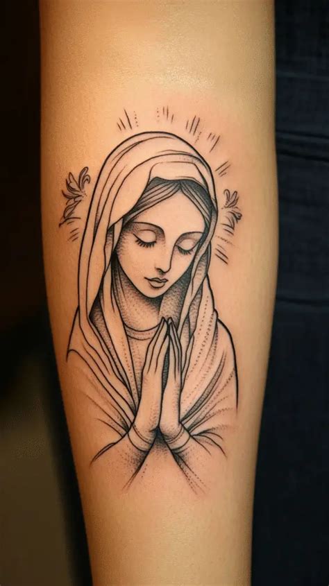 30 Powerful Virgin Mary Tattoo Designs Sacred Symbols Of Faith