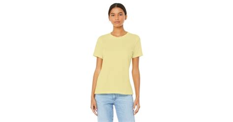 Custom T Shirts Heather French Vanilla Bella Canvas 6400cvc Jiffy