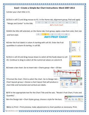 Free Editable Simple Chart Templates In MS Word DOC PdfFiller