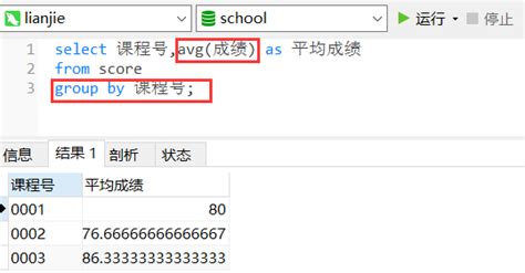 用navicat写sql汇总分析分组group by 对分组结果指定条件having排序order by限制行数limit 知乎