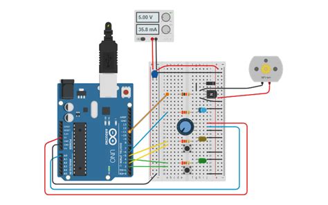 Circuit Design Transistors Motors Part C Npn Bjt Tinkercad