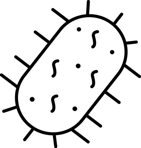 Virus Outline Vector Illustration Icon 36481974 Vector Art At Vecteezy