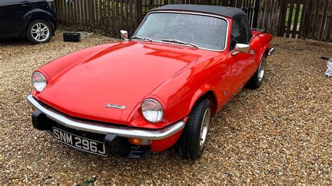 1971 Triumph Spitfire Red Manual 4 Speed Right Hand Drive In Spalding