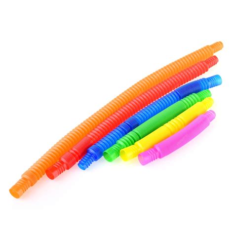 Tubo Pop Aislado En Un Fondo Blanco Un Popular Juguete Sensorial