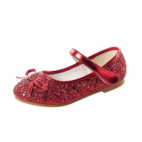Wuxian Slip On Sneakers Leather Tap Shoes Solid Color Princess Dress
