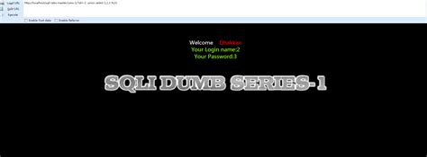 sqli labs 学习笔记（less 1 10） welcome dhakkan please input the id as
