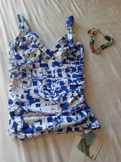 Sunseeker Australia Marine Blue Bikini Top Womens Fashion Swimwear