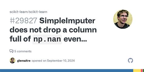 Simpleimputer Does Not Drop A Column Full Of `npnan` Even When `keep