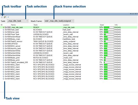 Operating Systems Tasks Window