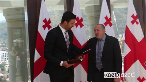 პრეზიდენტმა ზაზა ფაჩულია ღირსების ორდენით დააჯილდოვა Youtube