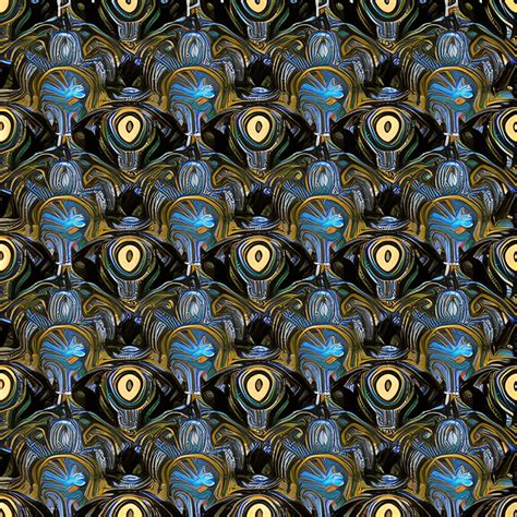 Black Opal Large Scroll Pattern Background · Creative Fabrica
