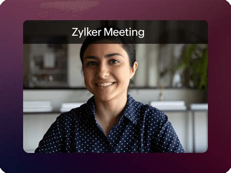 Zoho Meeting Video Calling Sdk For Seamless Communication