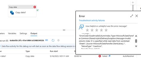 Copy Activity Excel Ordinary Mapping Issue With Range Stack Overflow