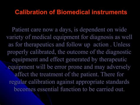 Calibration Ppt