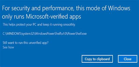 Sex Powershell Exe No Es Una Aplicación Verificada Por Microsoft Tiempo De Frikis