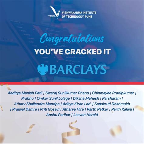 Vishwakarma Institute Of Technology On Linkedin Congratulations