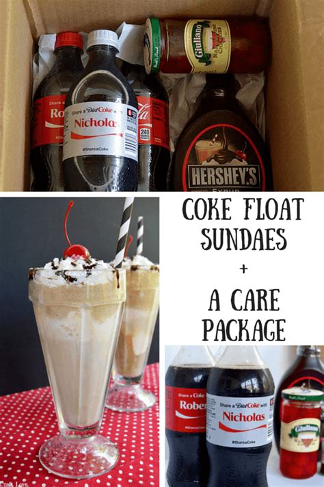 Coke Float Sundaes A Care Package Cook Craft Love