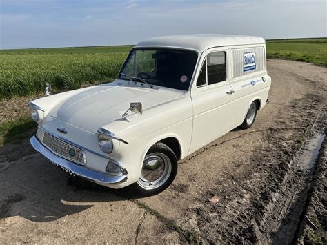 1968 Ford Anglia White Manual 5 Speed Right Hand Drive In Ingrave
