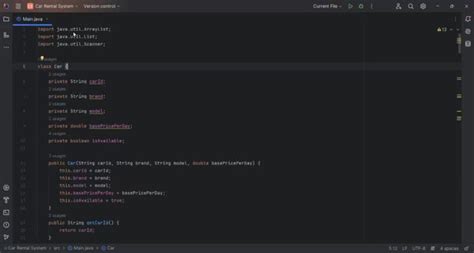 Priti Rathod On Linkedin Carrental Java Simulation Learning Consoleapplication