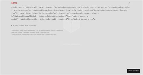 Vue Jsx Template Codesandbox
