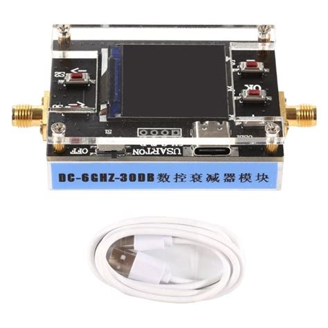 digital programmable rf attenuator module type c type 6g 30db tft
