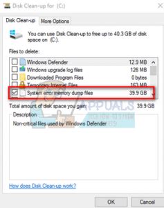 How To Delete System Error Memory Dump Files